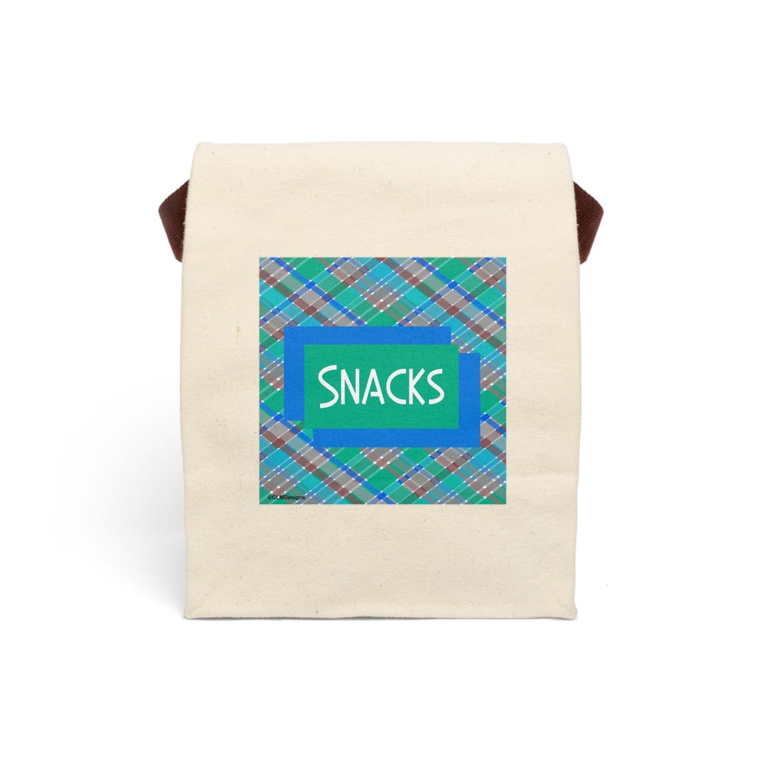 Snacks Bag, Eco-friendly, Sustainable Tote for Work or Family Outings ...