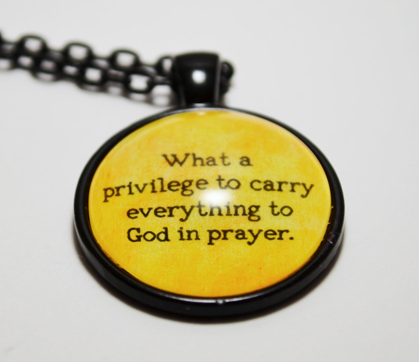 What a Privilege to Carry Everything to God in Prayer Pendant - Etsy