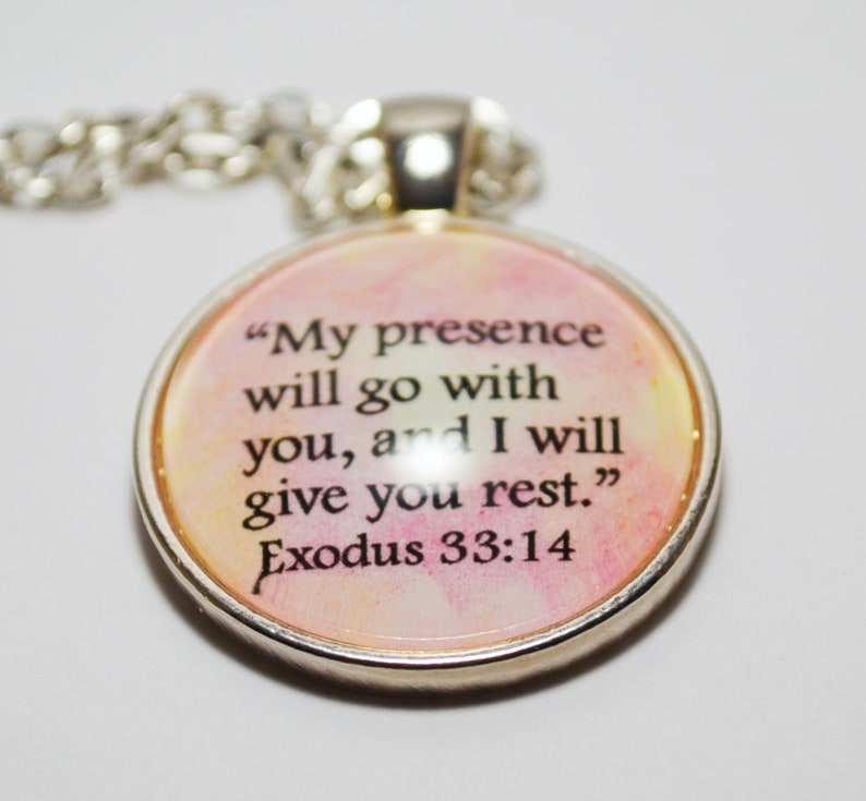 Exodus 33:14 God's Presence Will Go With You Scripture - Etsy