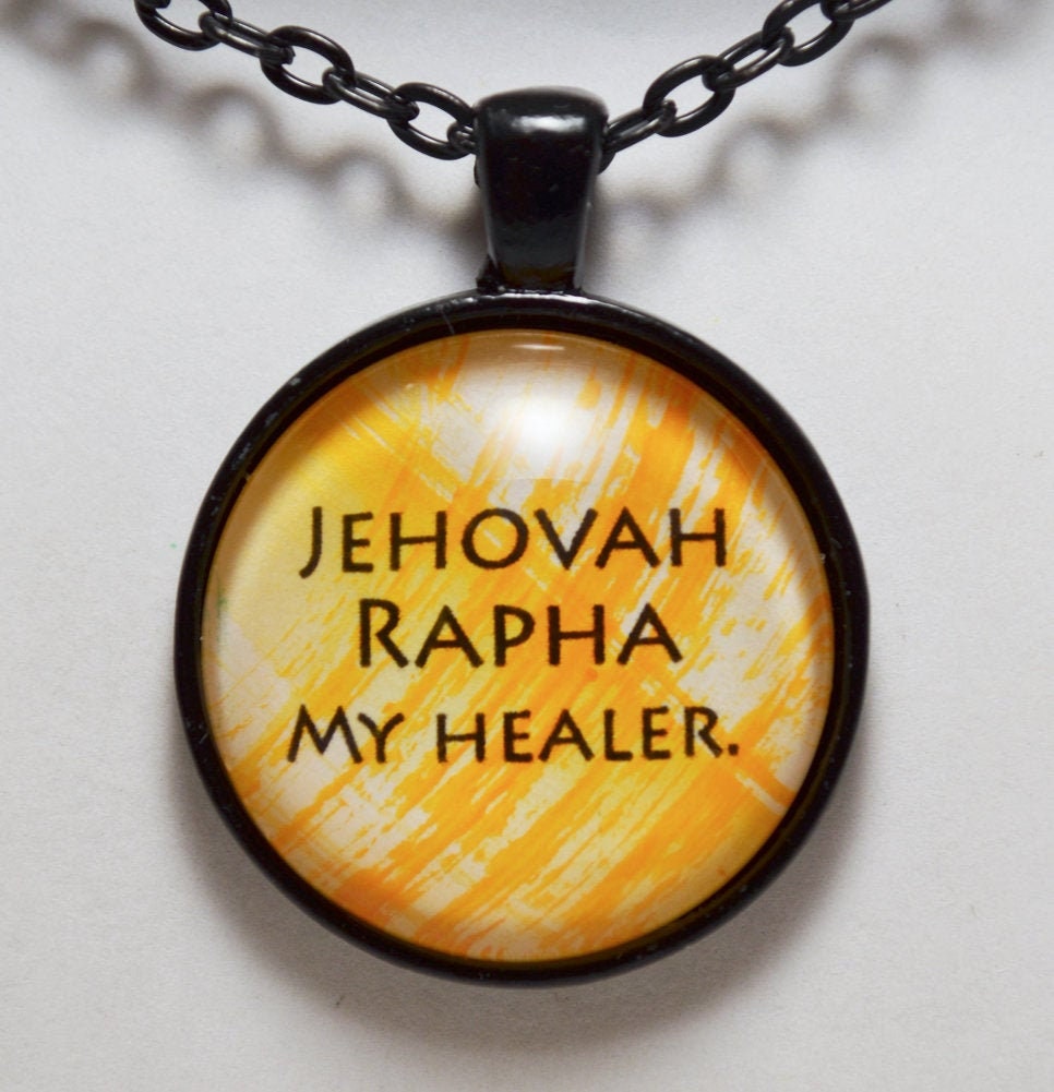 Jehovah Rapha My Healer Pendant Necklace C L Murphy Creative ...