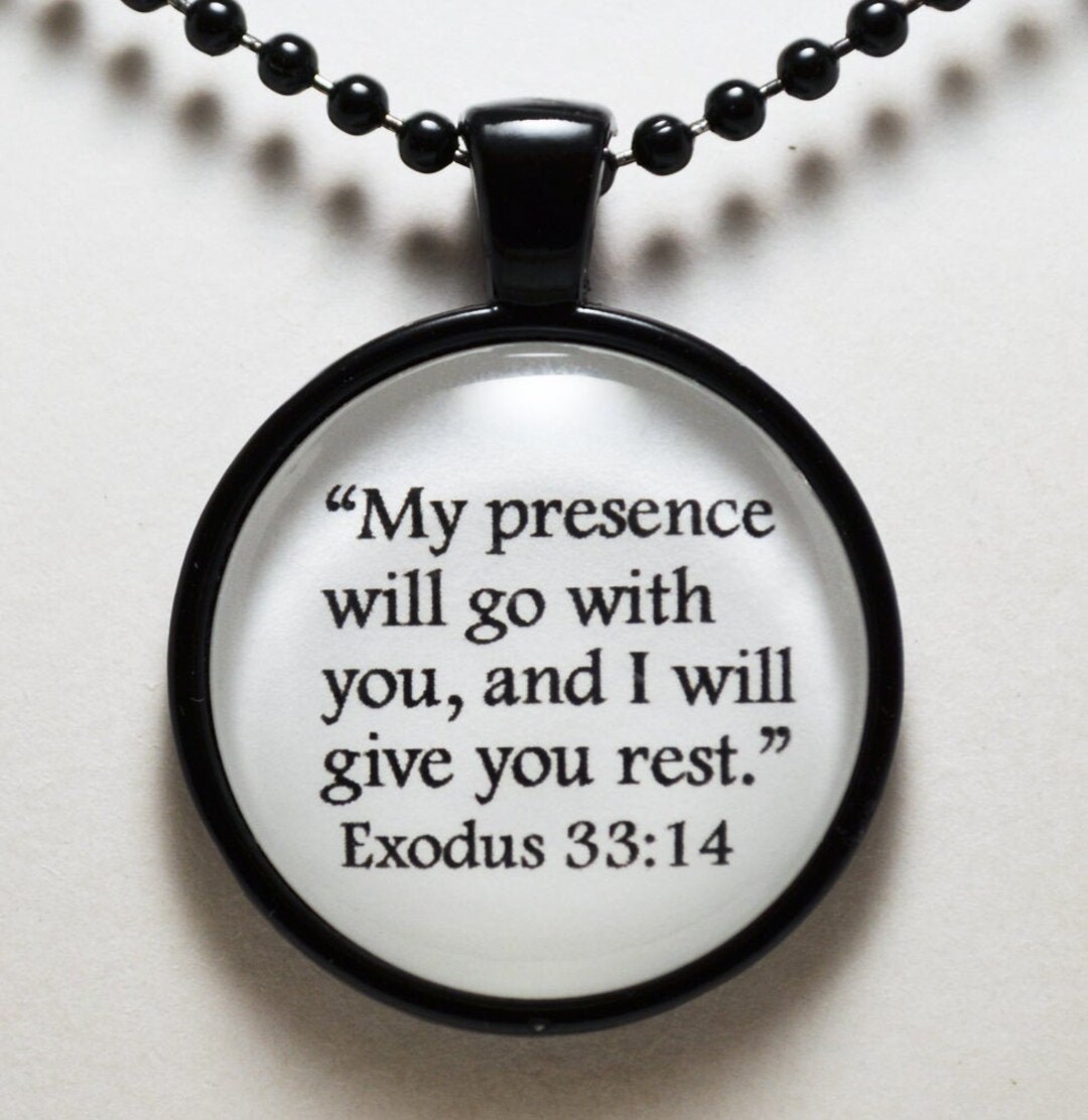 Exodus 33:14 God's Presence Will Go With You Scripture - Etsy