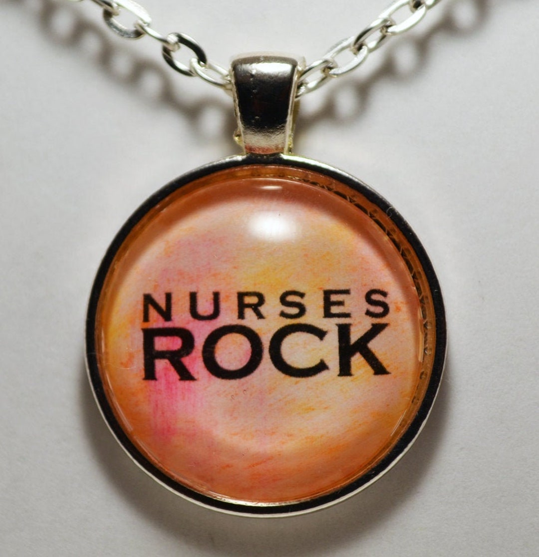 Nurse Pendant Necklace, Nurse Appreciation Necklace, Nursing Jewelry ...