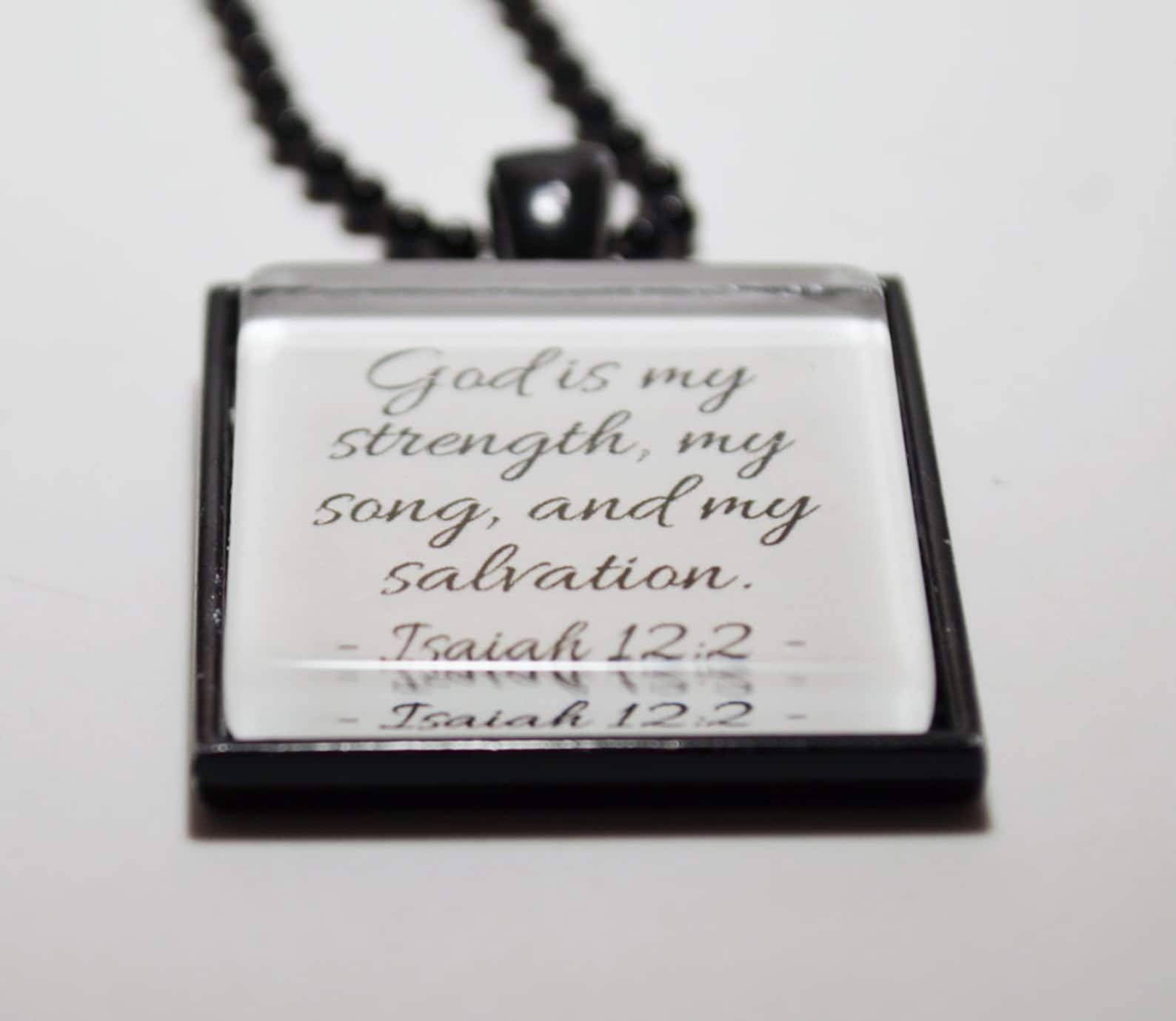 Isaiah 12:2 God is My Strength Song Salvation Scripture - Etsy