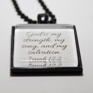 Isaiah 12:2 God is My Strength Song Salvation Scripture - Etsy