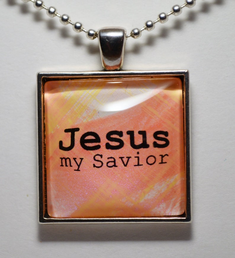 Jesus My Savior Name Above All Names Pendant Necklace C L | Etsy