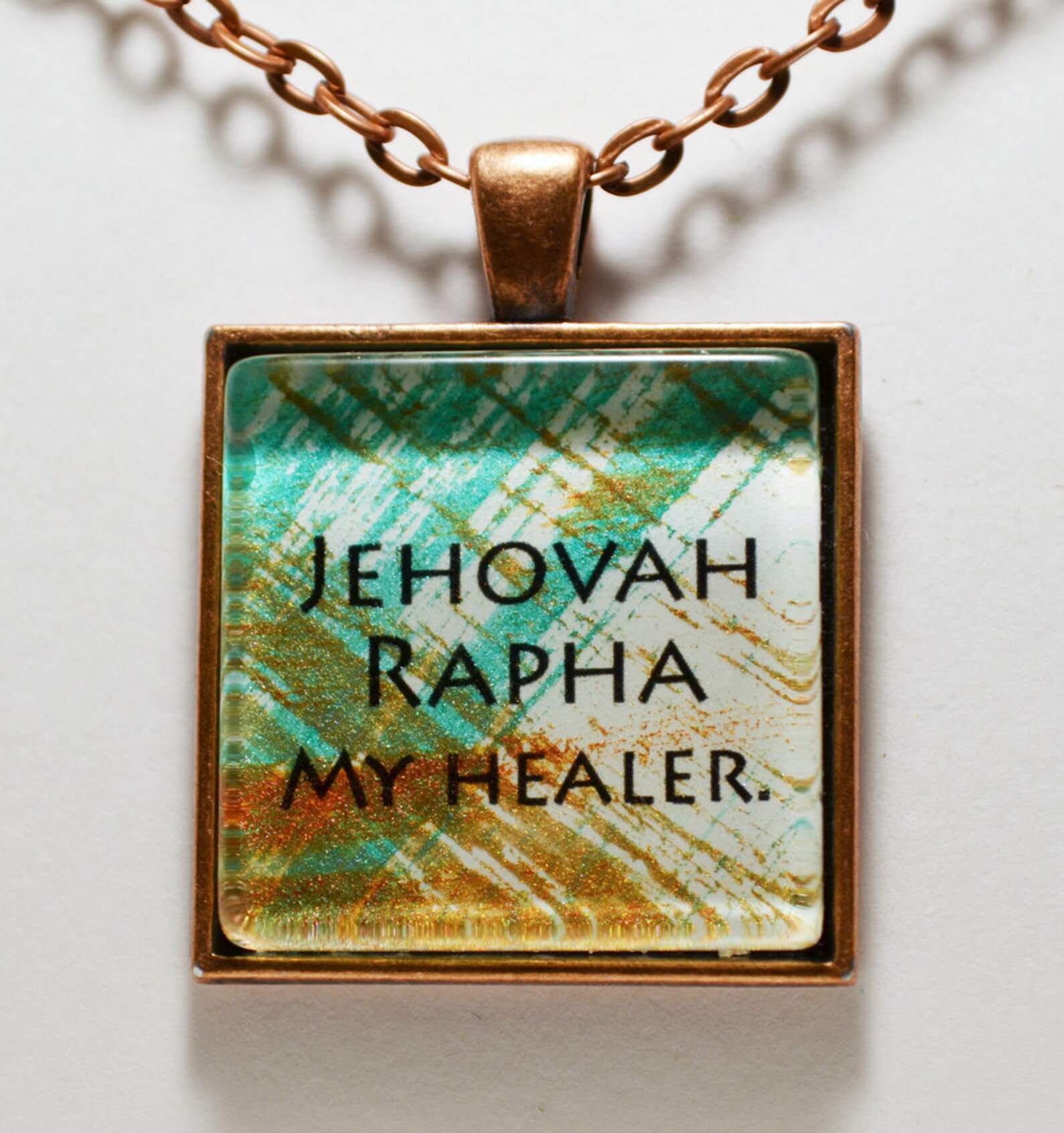 Jehovah Rapha My Healer Pendant Necklace Sobriety Recovery Jewelry C L ...