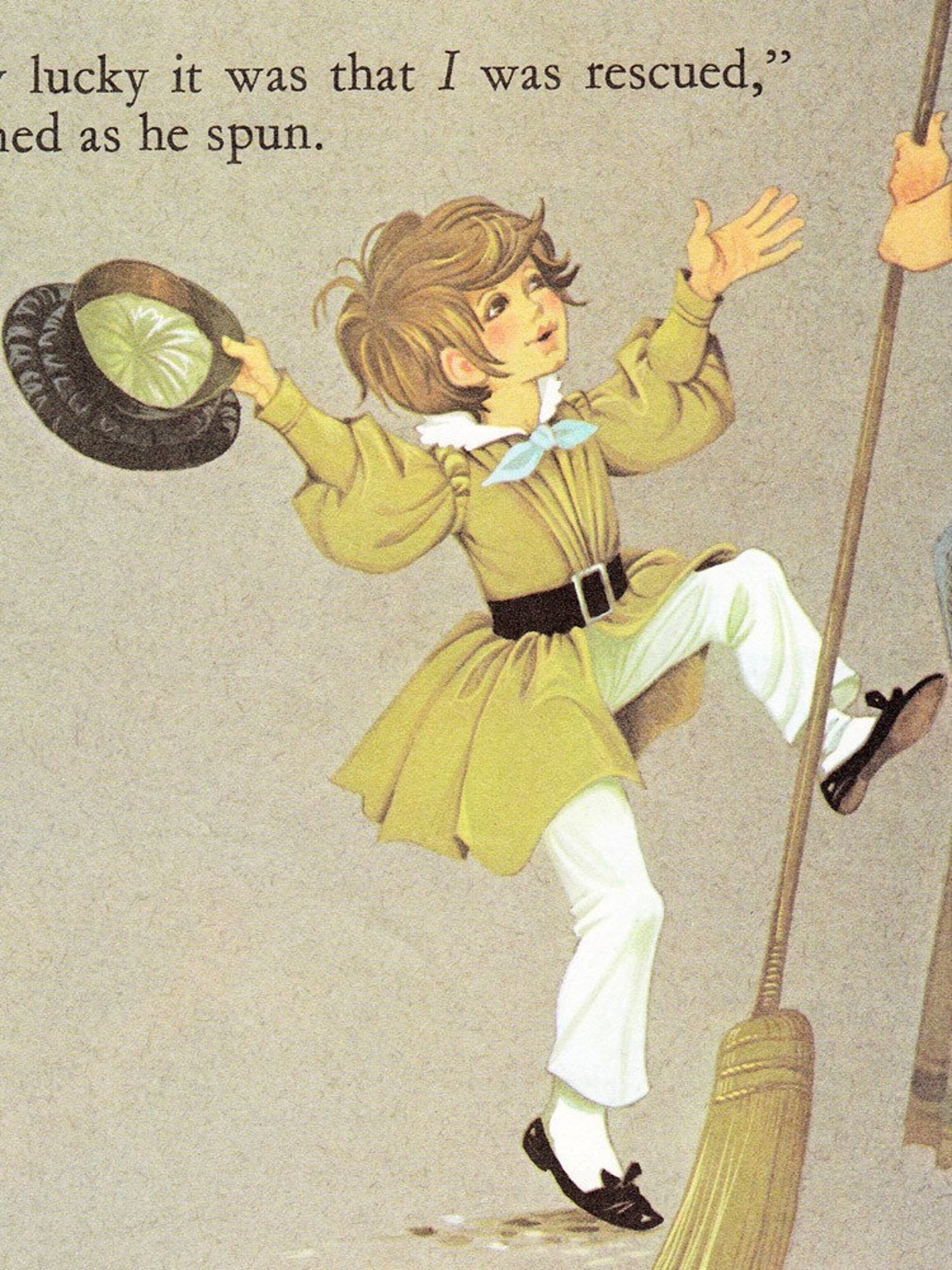 The Top and Ball / the Darning Needle Vintage Illustration Storybook ...