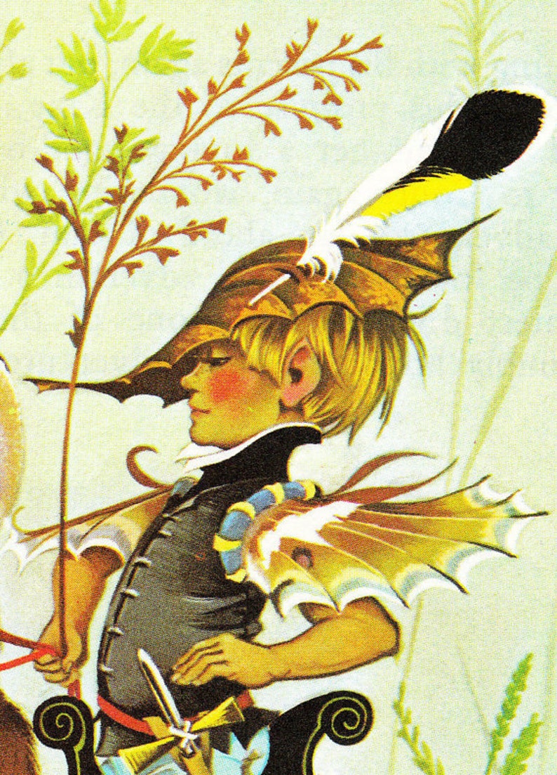 Tom Thumb - Vintage Illustration Storybook Print - Deans A Book of ...