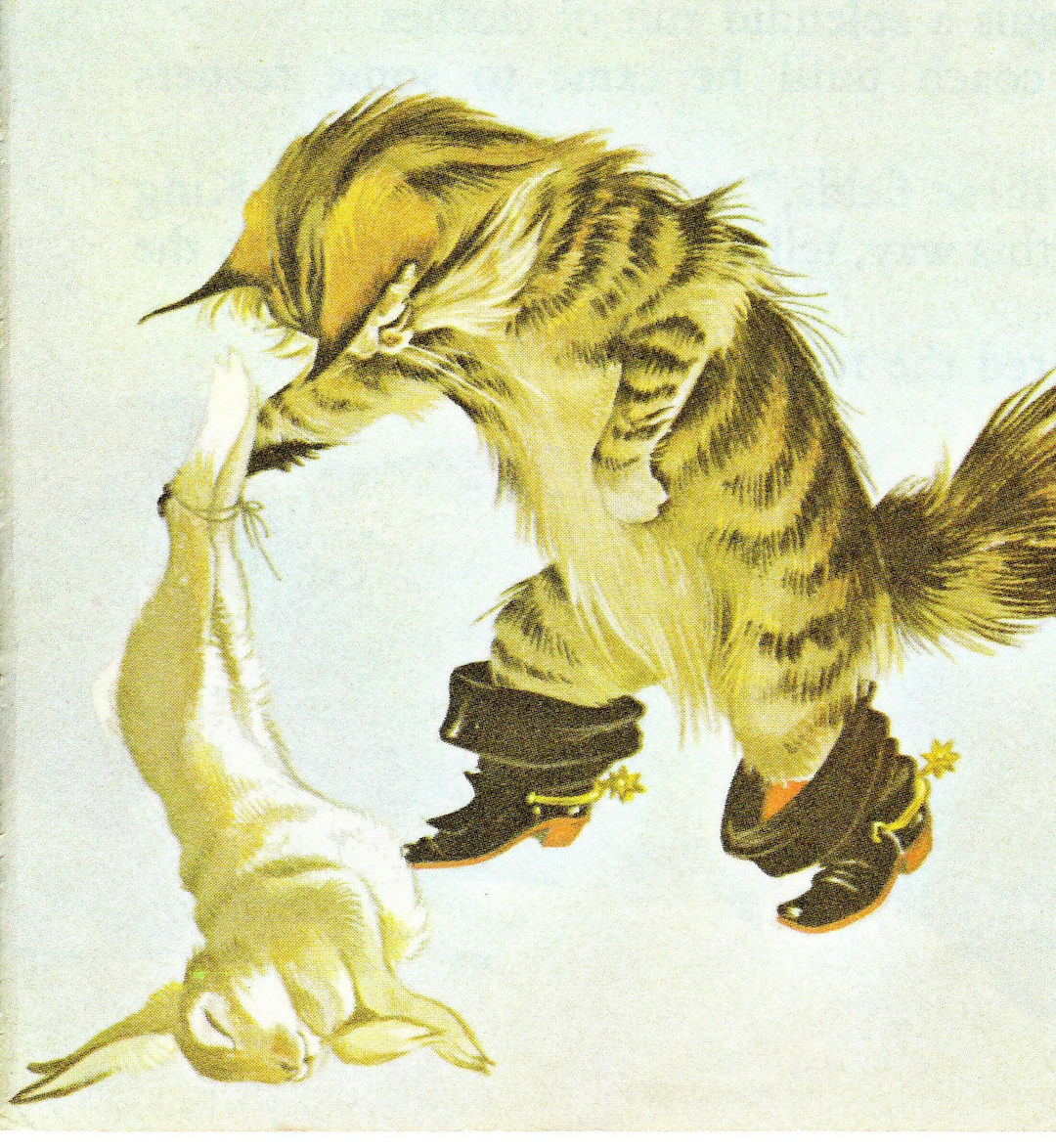 Puss in Boots - Vintage Illustration Storybook Print - Deans A Book of ...