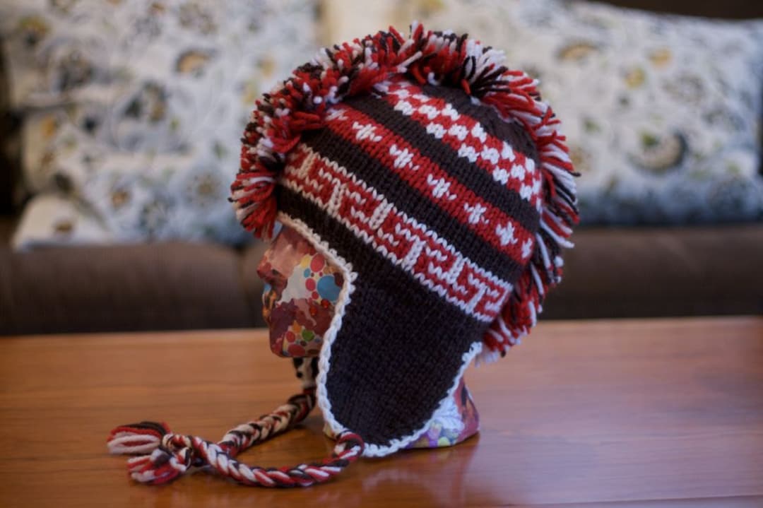 Punk Rock Fair Isle Mohawk Hat - PDF PATTERN - Etsy