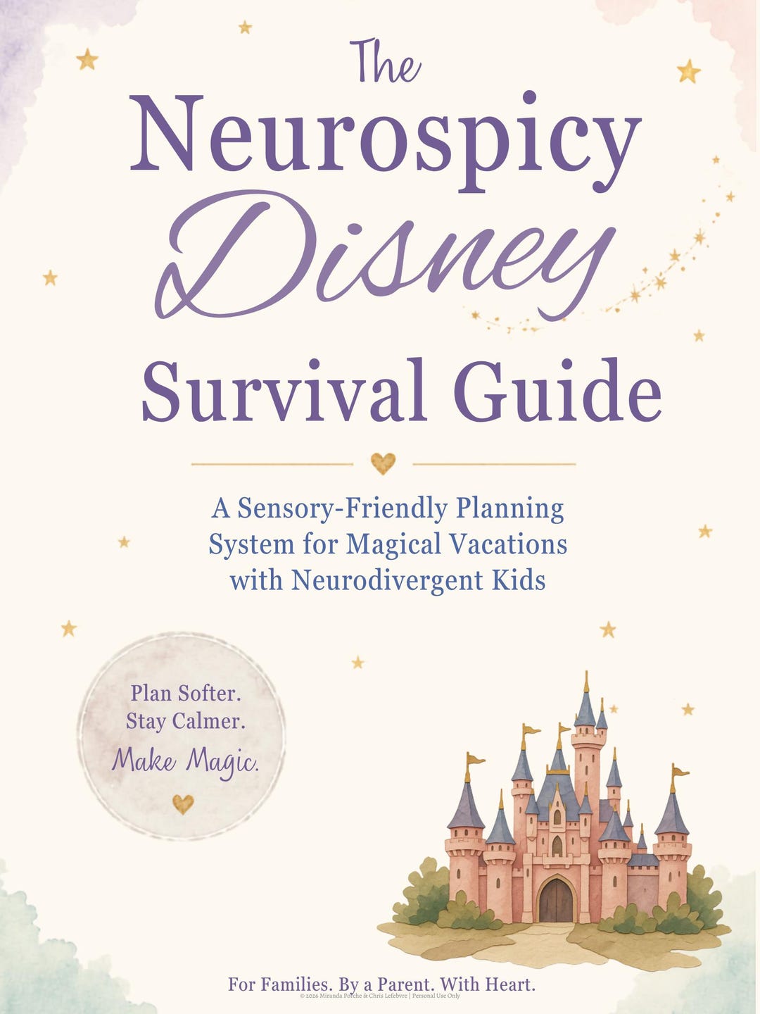 Neurospicy Disney Survival Guide | Disney Planning Workbook for Autism ...