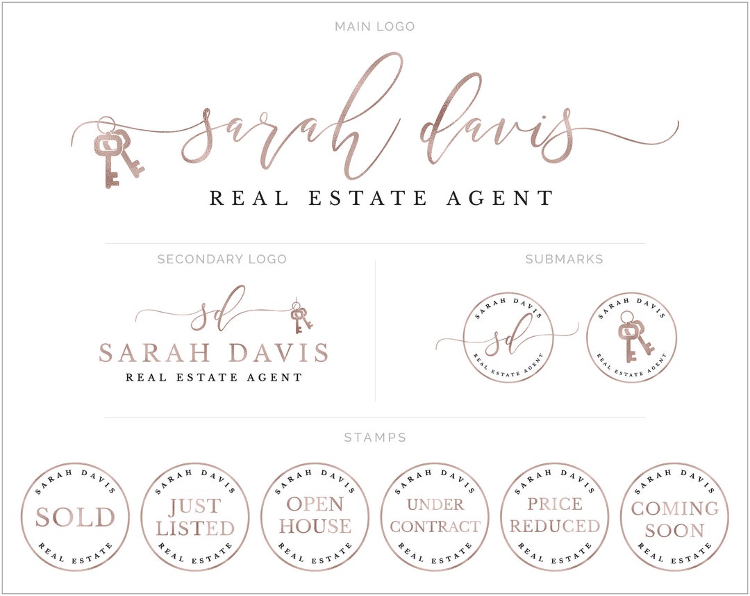 Real Estate Logo, Real Estate Branding Package, Real Estate Marketing ...
