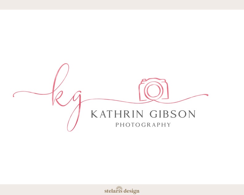 Photography Logo Design Watermark for Photography Camera - Etsy