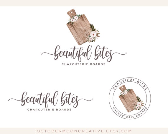 Cheese Board Logo Charcuterie Logo Food Logo Farmhouse | Etsy