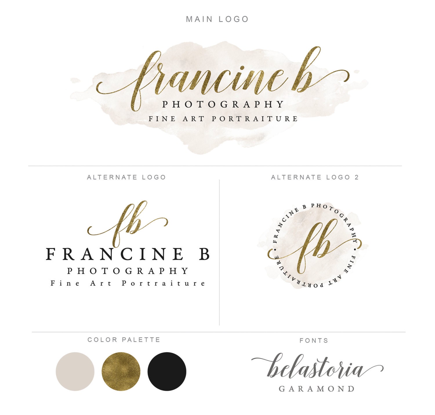 Premade Branding Package Photography Branding set Branding & | Etsy