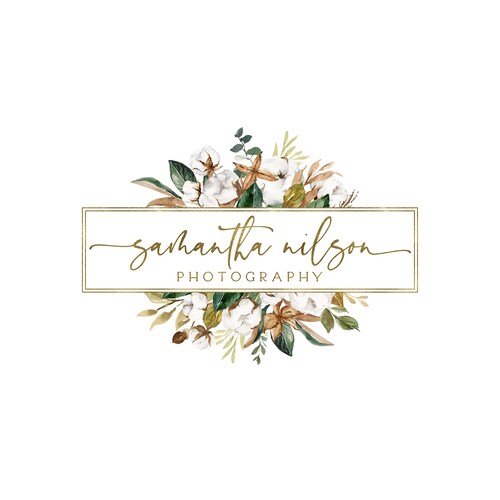 Premade Photography and Watermark Logo Design Gold Logo - Etsy