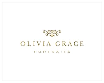 Photography Logo and Watermark Premade Watercolor Gold Crown - Etsy