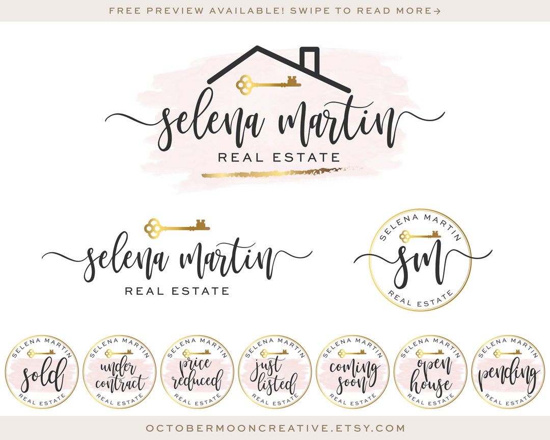 Real Estate Logo, Real Estate Branding Package, Real Estate Marketing ...