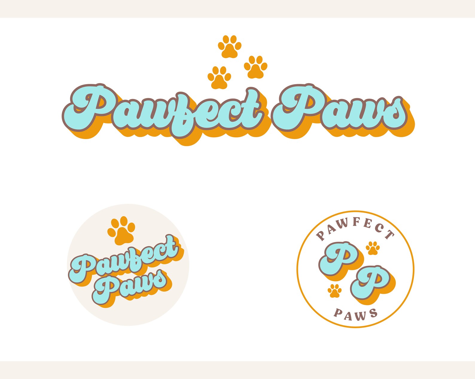 Retro Dog Grooming Logo, Dog Spa & Bath Logo Design, Paw Boutique Logo ...