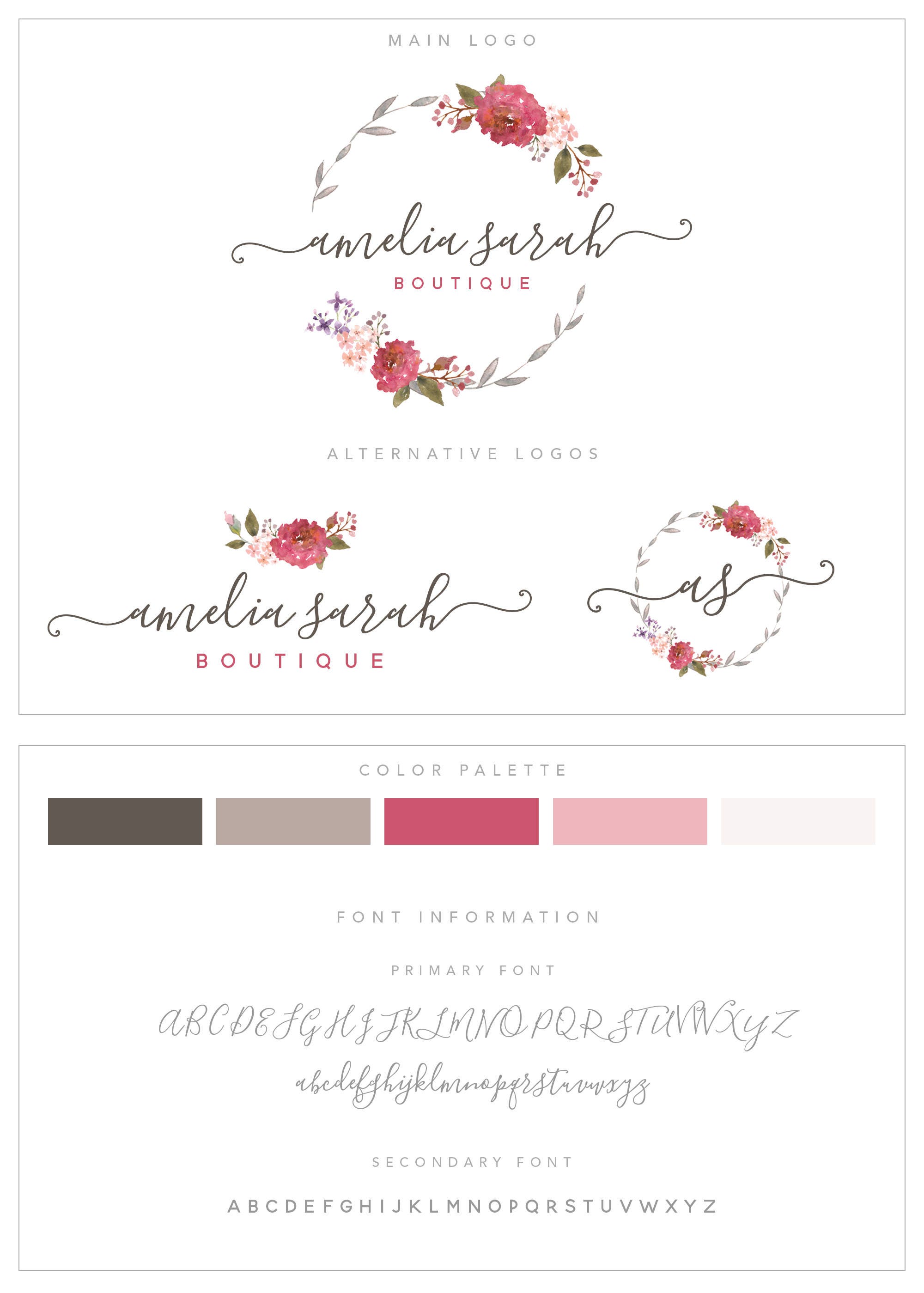 Mini Branding Package Photography Logo and Watermark - Etsy