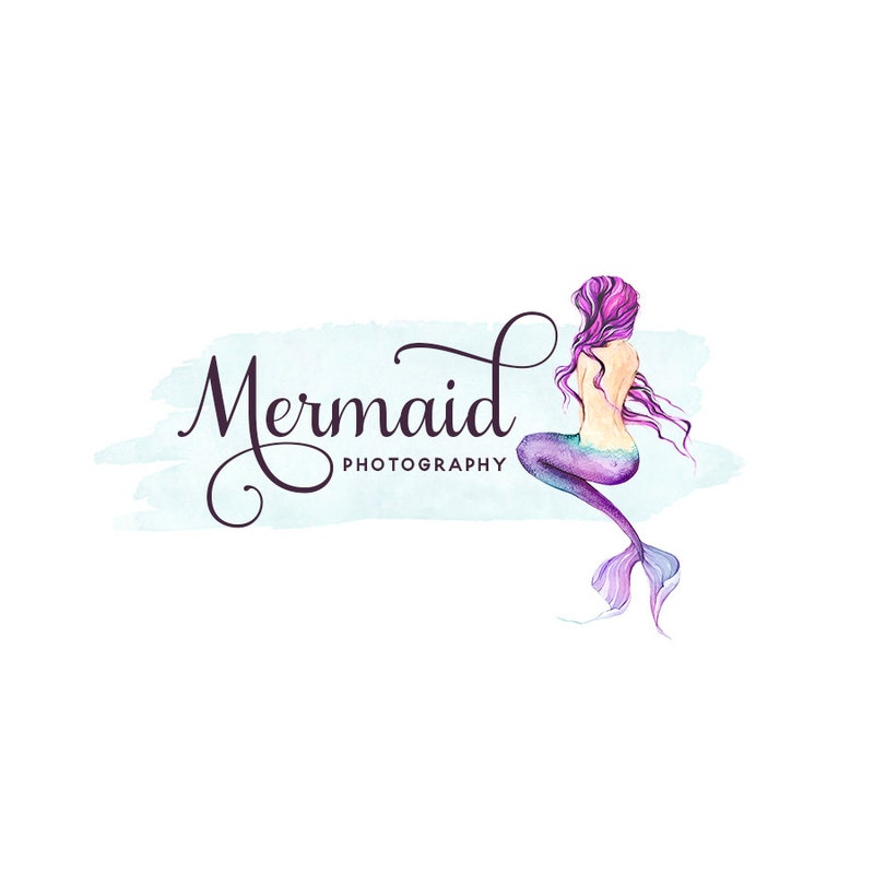 Mermaid Logo Design - Etsy