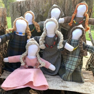 Viking Doll~ Viking Folk Doll~ Small Viking Rag Doll~ Doll for Re ...