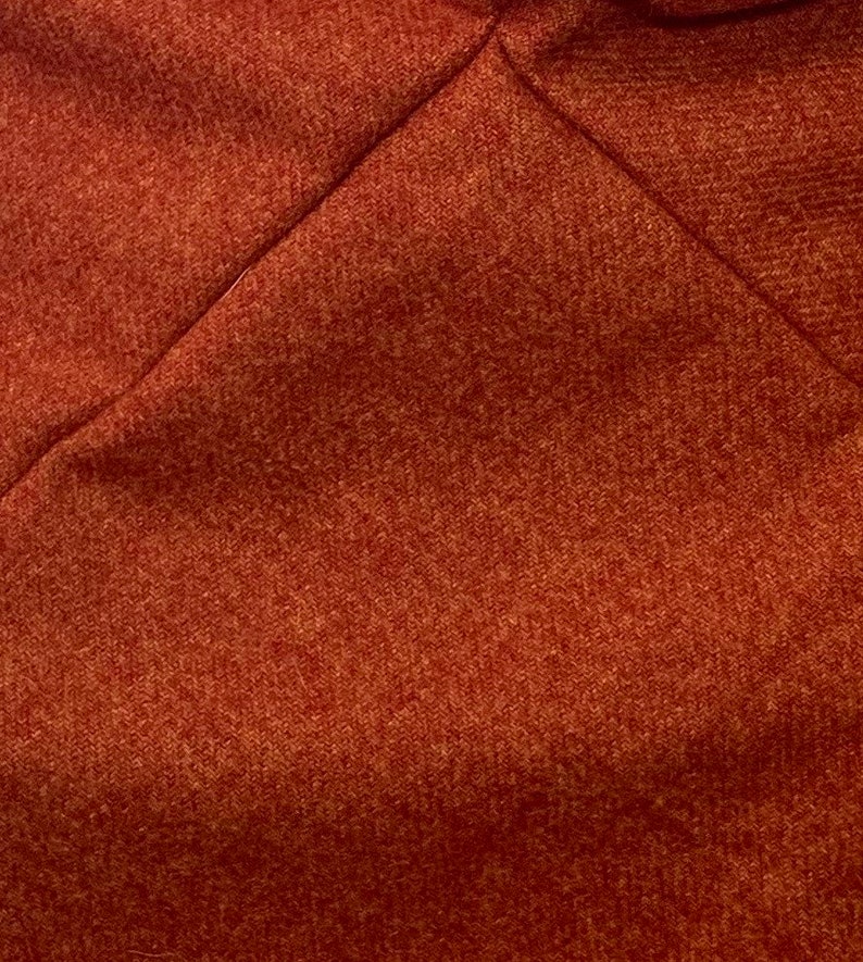 Viking Hood Dark Orange Wool Skjoldhamn Hood Rain All - Etsy