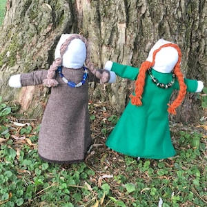 Viking Doll~ Viking Folk Doll~ Small Viking Rag Doll~ Doll for Re ...