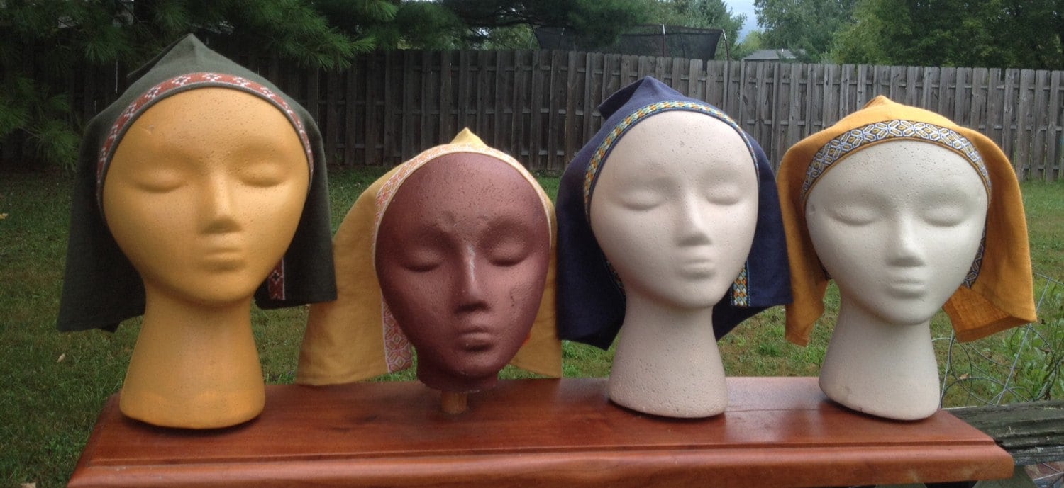 Viking Linen Cap ~ Viking Dublin Cap ~ Dublin Style Reenactor-sca ...