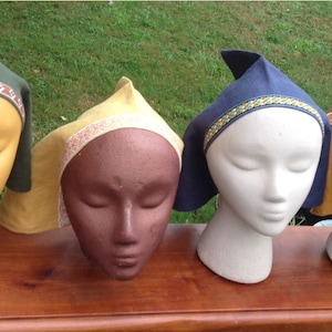 Viking Linen Cap ~ Viking Dublin Cap ~ Dublin Style Reenactor-sca ...