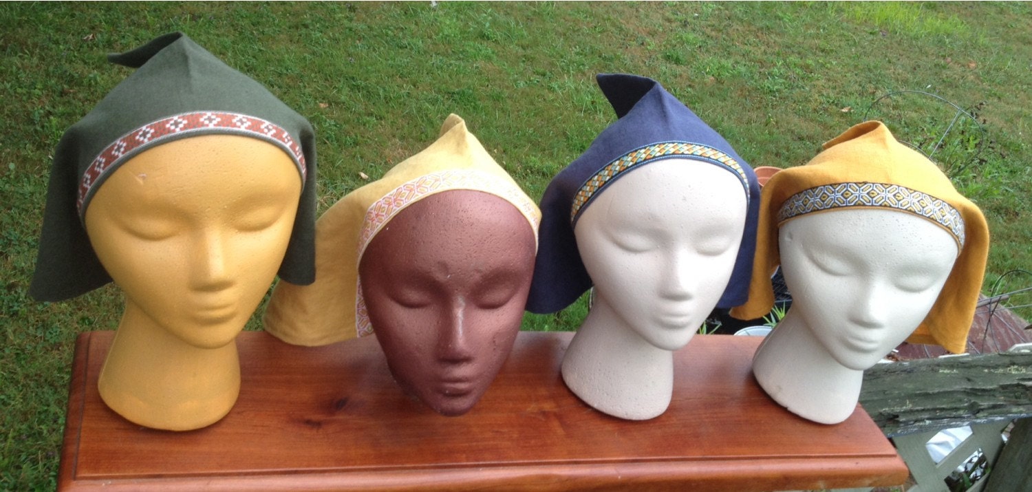 Viking Linen Cap ~ Viking Dublin Cap ~ Dublin Style Reenactor-sca ...