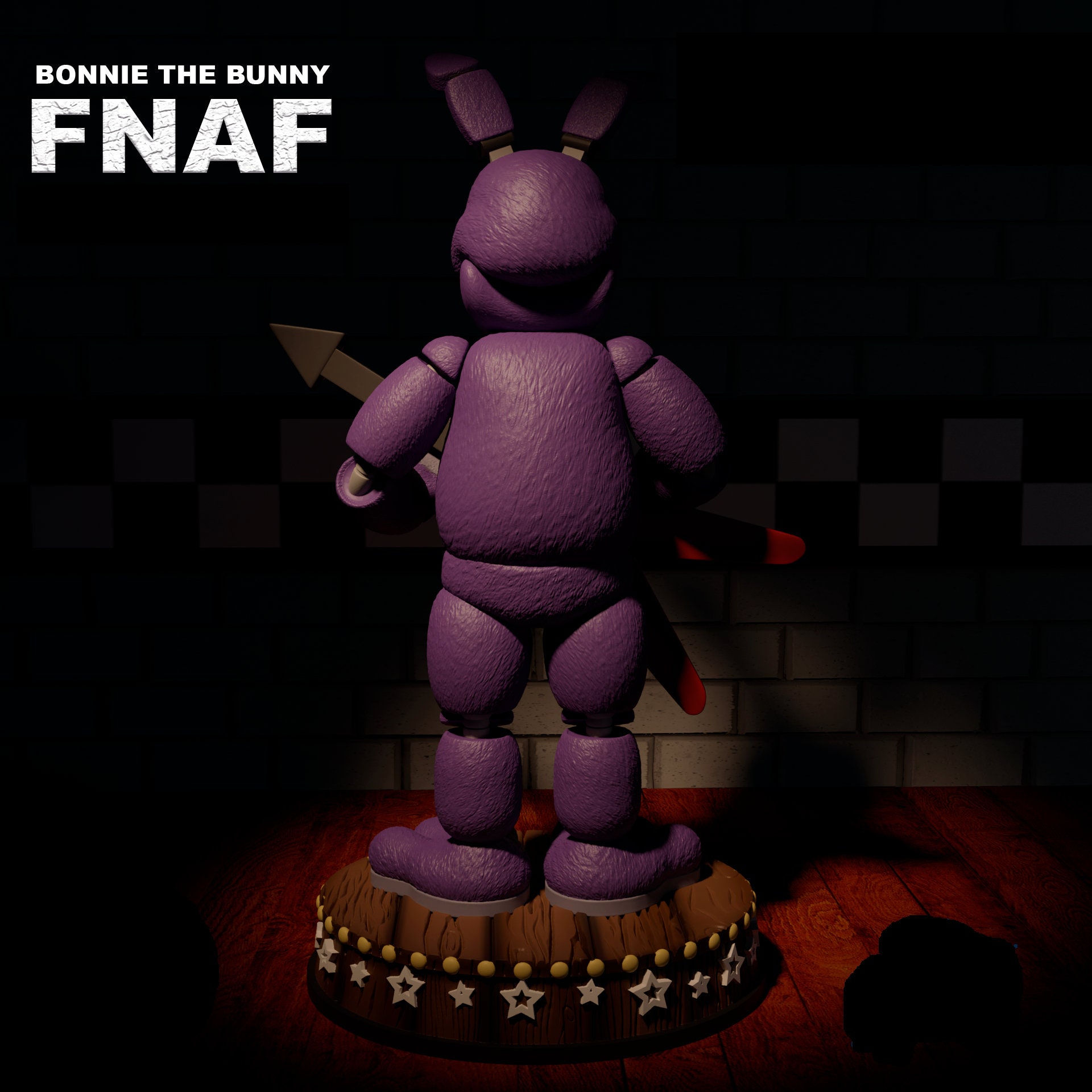 FNAF Bonnie 3D Model - Etsy