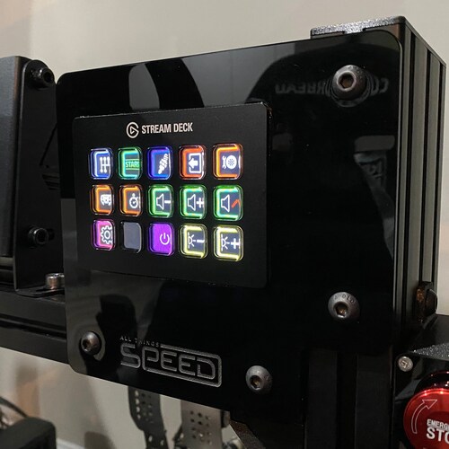 Stream Deck 8020/1530 Sim Racing Mount short - Etsy