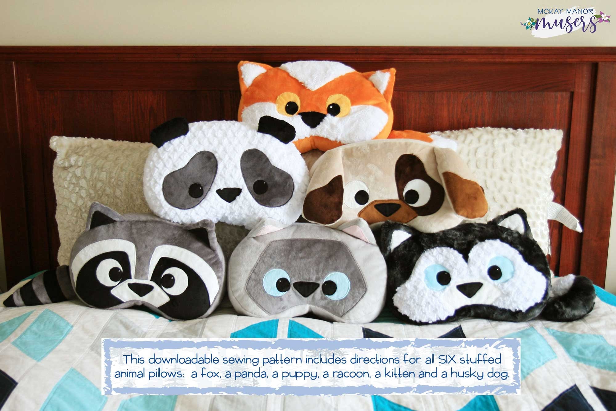 Stuffed Animal Jelly Bean Pillow Downloadable Sewing Pattern Includes ...
