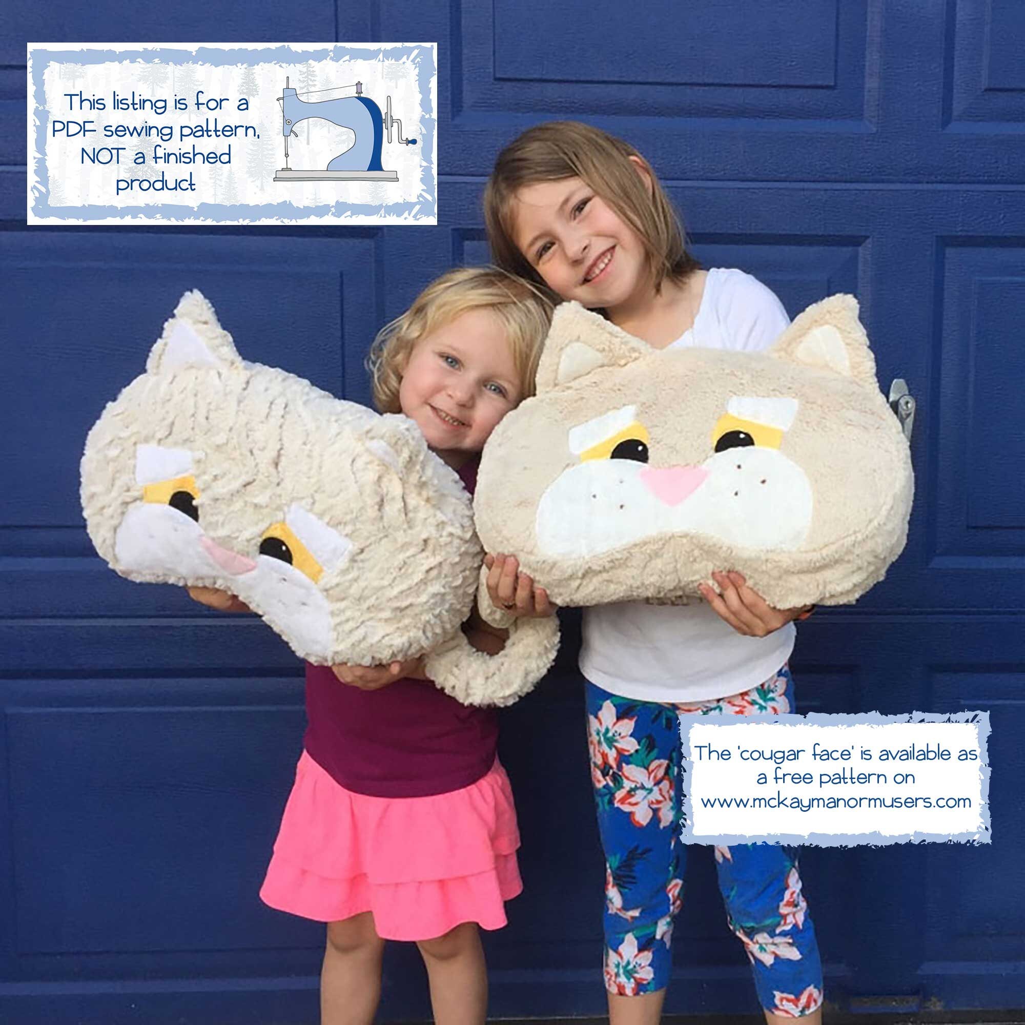 Stuffed Animal Jelly Bean Pillow Downloadable Sewing Pattern Includes ...