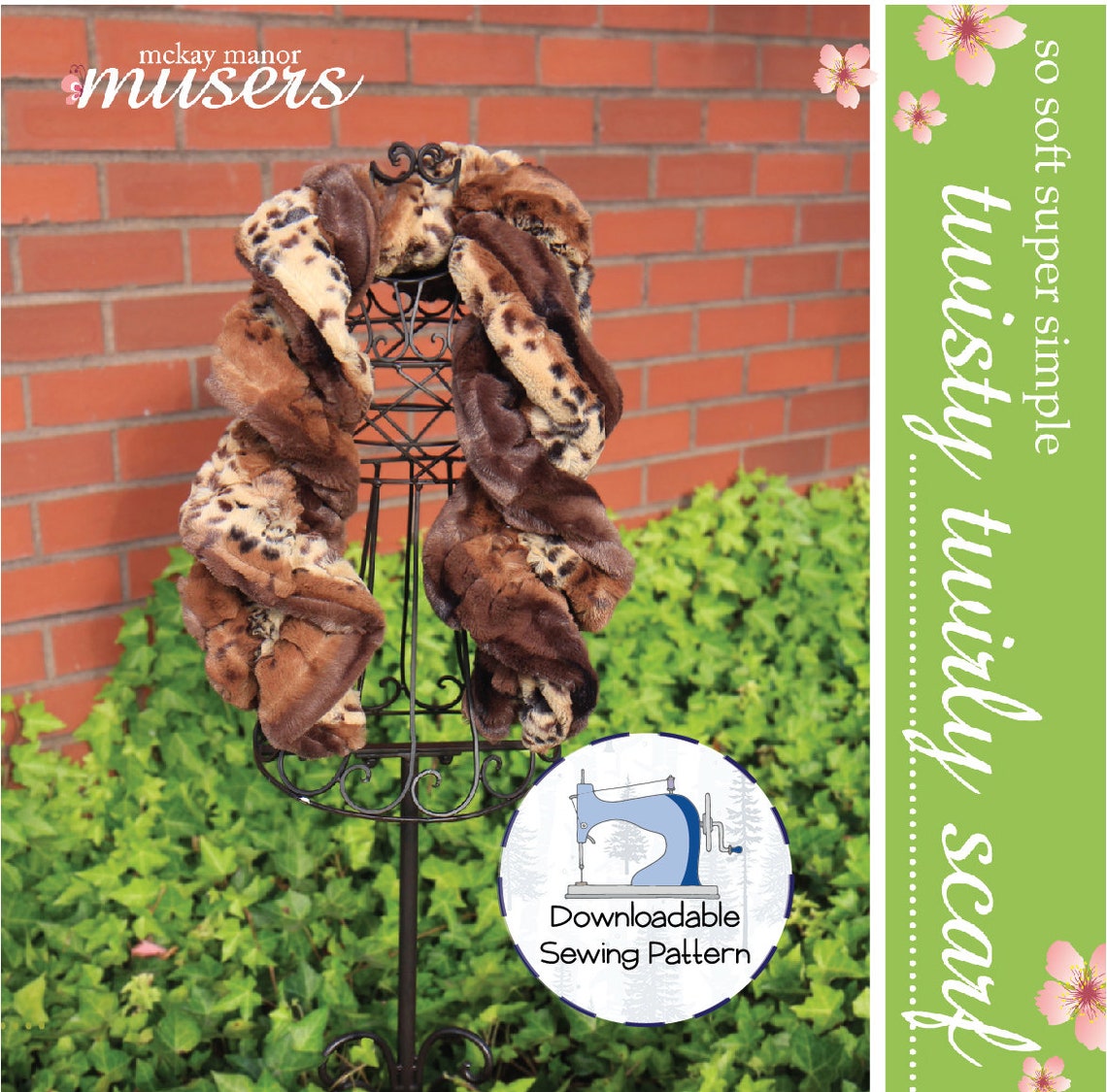 Downloadable Sewing Pattern for a Twisty Twirly Scarf to Keep You Warm ...