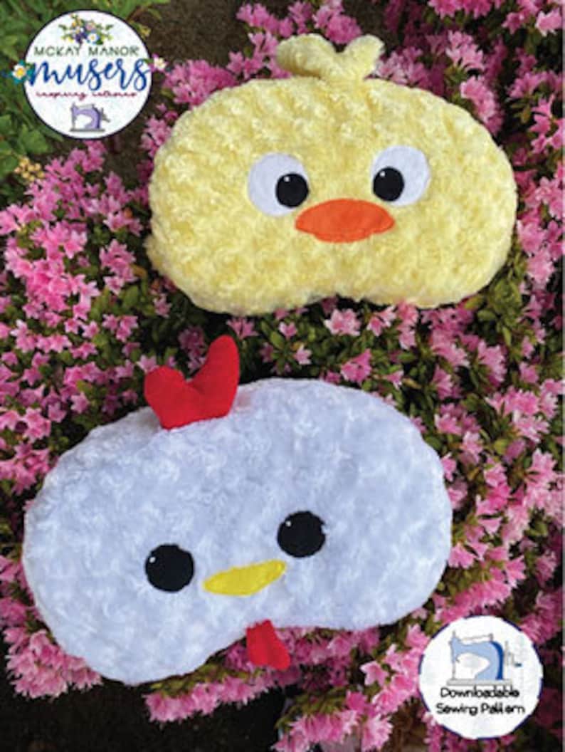 Barnyard Buddies Stuffed Animal Puffy Pillow Downloadable Sewing Pattern Includes Cow, Pig, Goat ...