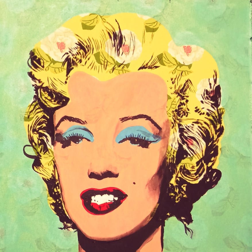 The Marilyn Diptych 38X38 - Etsy