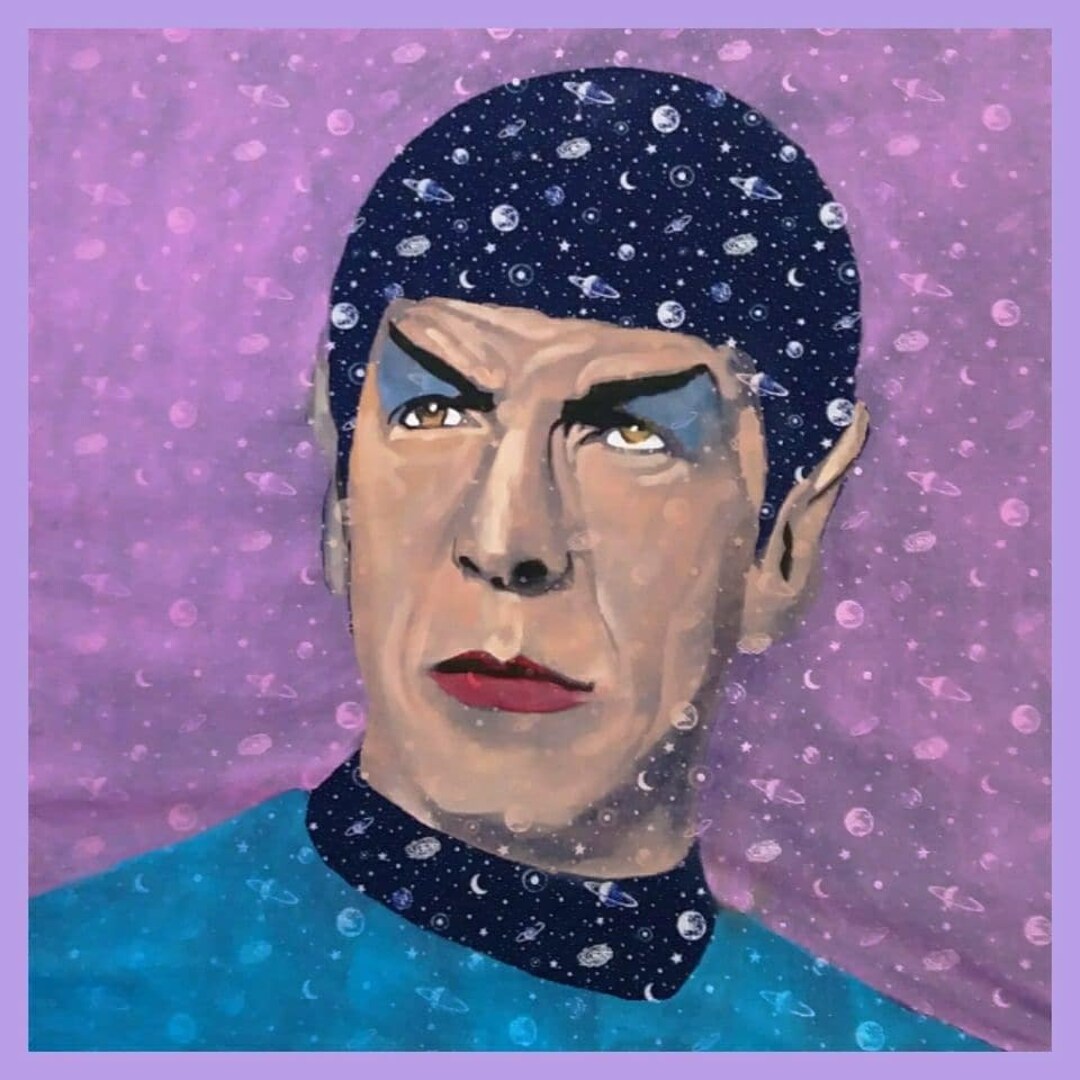 Spock in Space 35X35 - Etsy