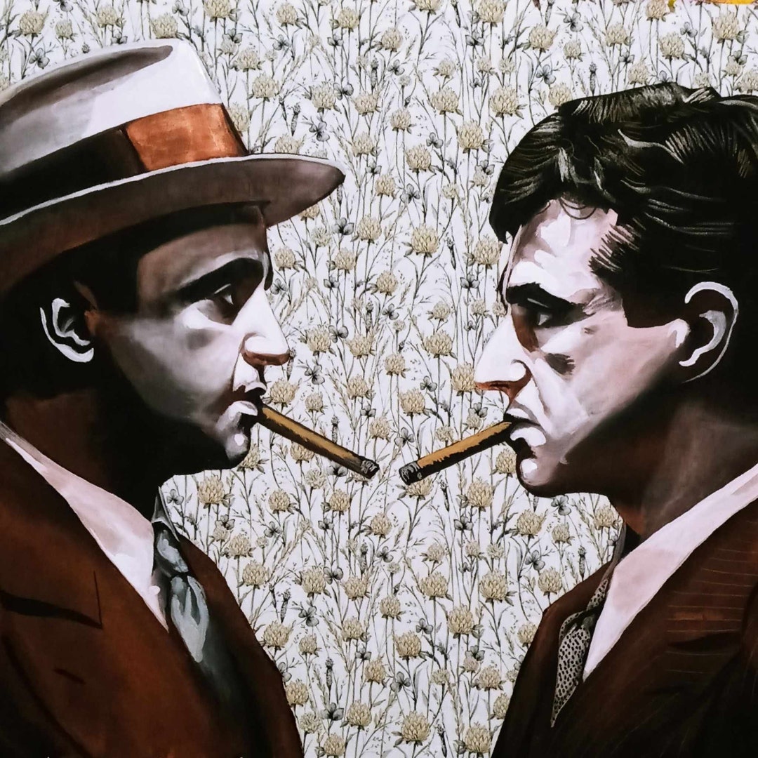 Scarface Vs Scarface II 40X40 - Etsy