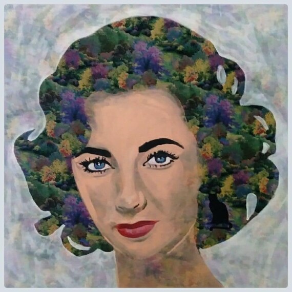 Elizabeth Taylor Spring Bouquet 36X36 | Etsy