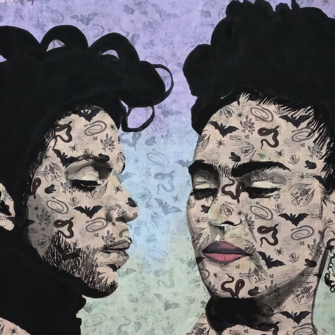 Frida Meets Prince on Witchcraft 38X38 - Etsy