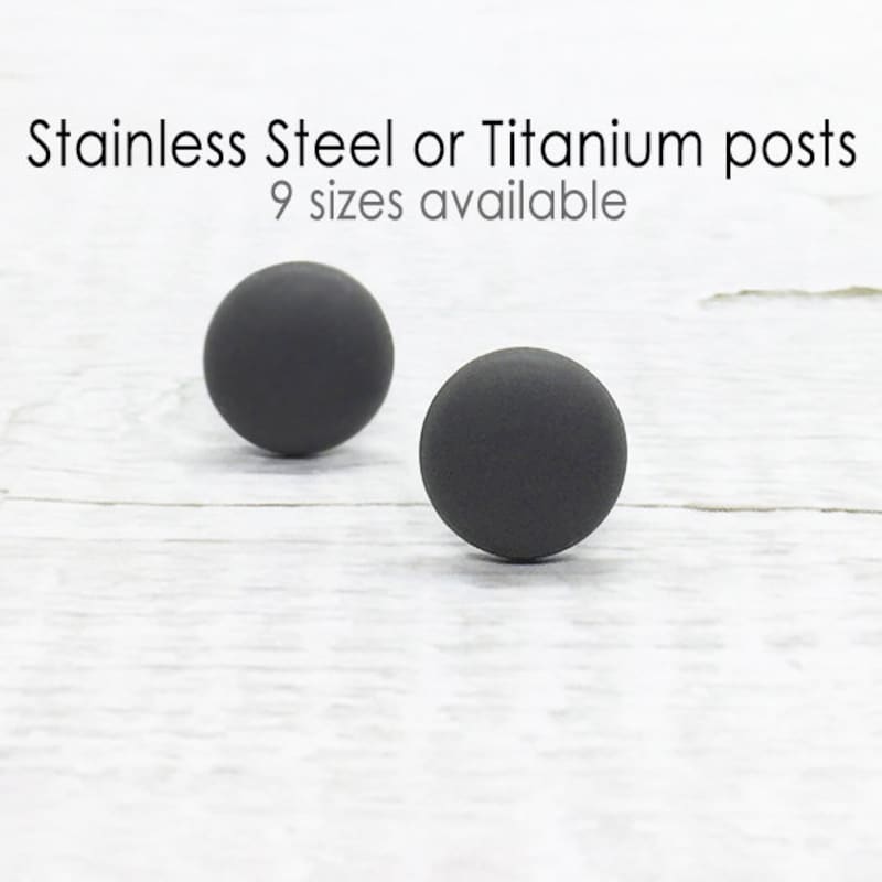 Grey Studs - Etsy