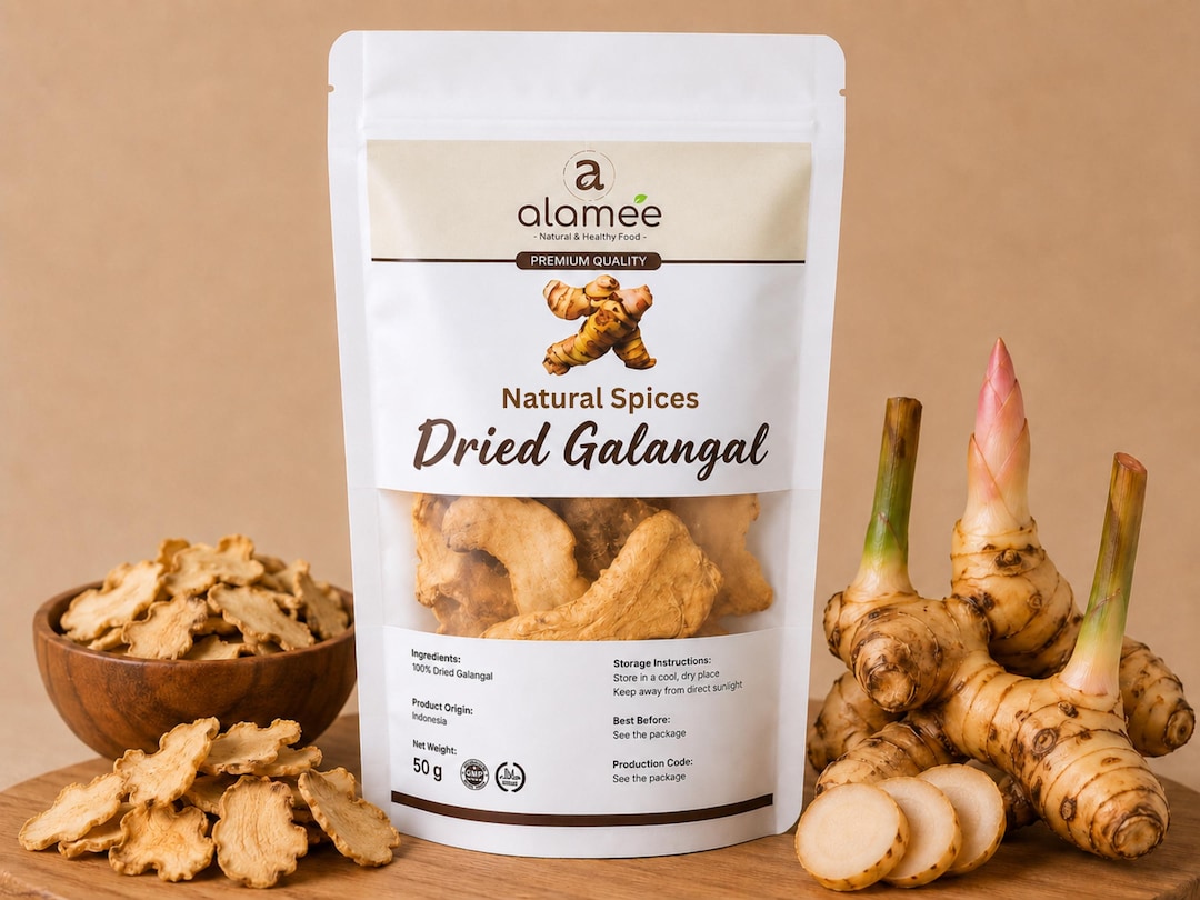 Dried Galangal Root: Alpinia Galanga Gao Liang Jiang Nankyo Lengkuas ...