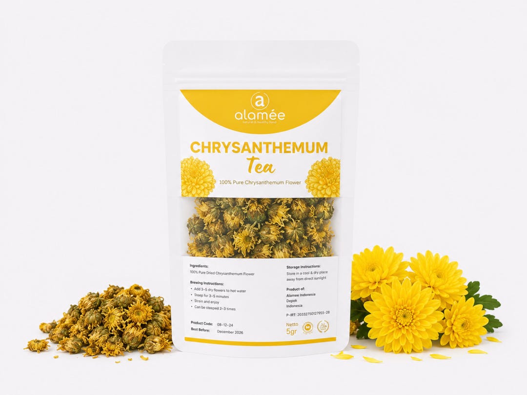 Organic Dried Chrysanthemum Flowers Loose Leaf Herbal Tea | Floral ...