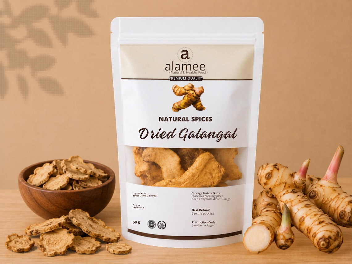 Dried Galangal Root: Alpinia Galanga Gao Liang Jiang Nankyo Lengkuas ...