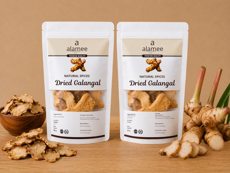 Dried Galangal Root: Alpinia Galanga Gao Liang Jiang Nankyo Lengkuas ...