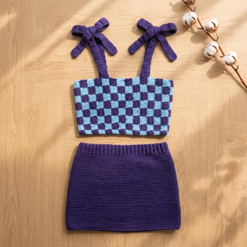 Purple 2 Piece Sets Women - Etsy