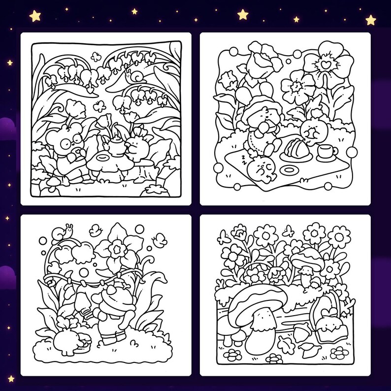 Hidden Garden Coloring Book PDF - 44 Printable Pages for Kids & Adults ...