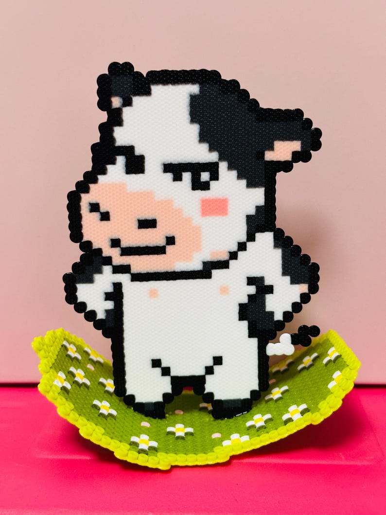 Perler Bead Patterns Wobbly Cow (digital File) - Etsy UK